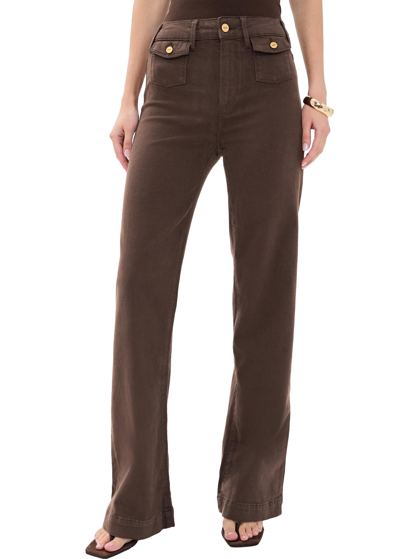 PAIGE PAIGE Leenah Mini Patch Pockets Jeans